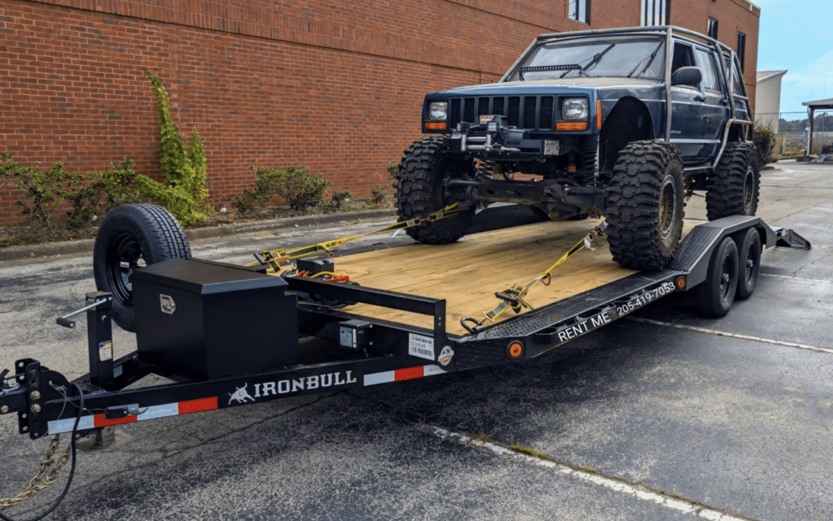 towing a large car hauler trailer in Alabama - Trailer Resources