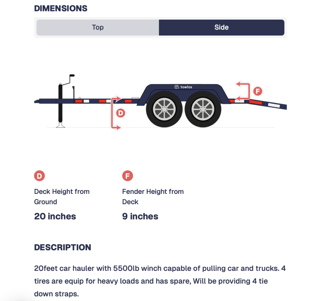 Trailer Dimension - Trailer Resources